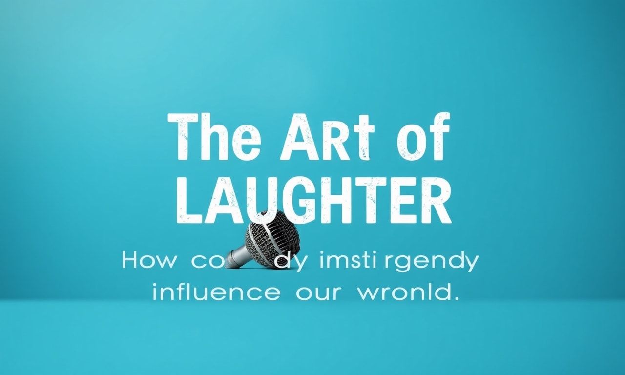 The Art of Laughter: How Comedy Shapes Our World